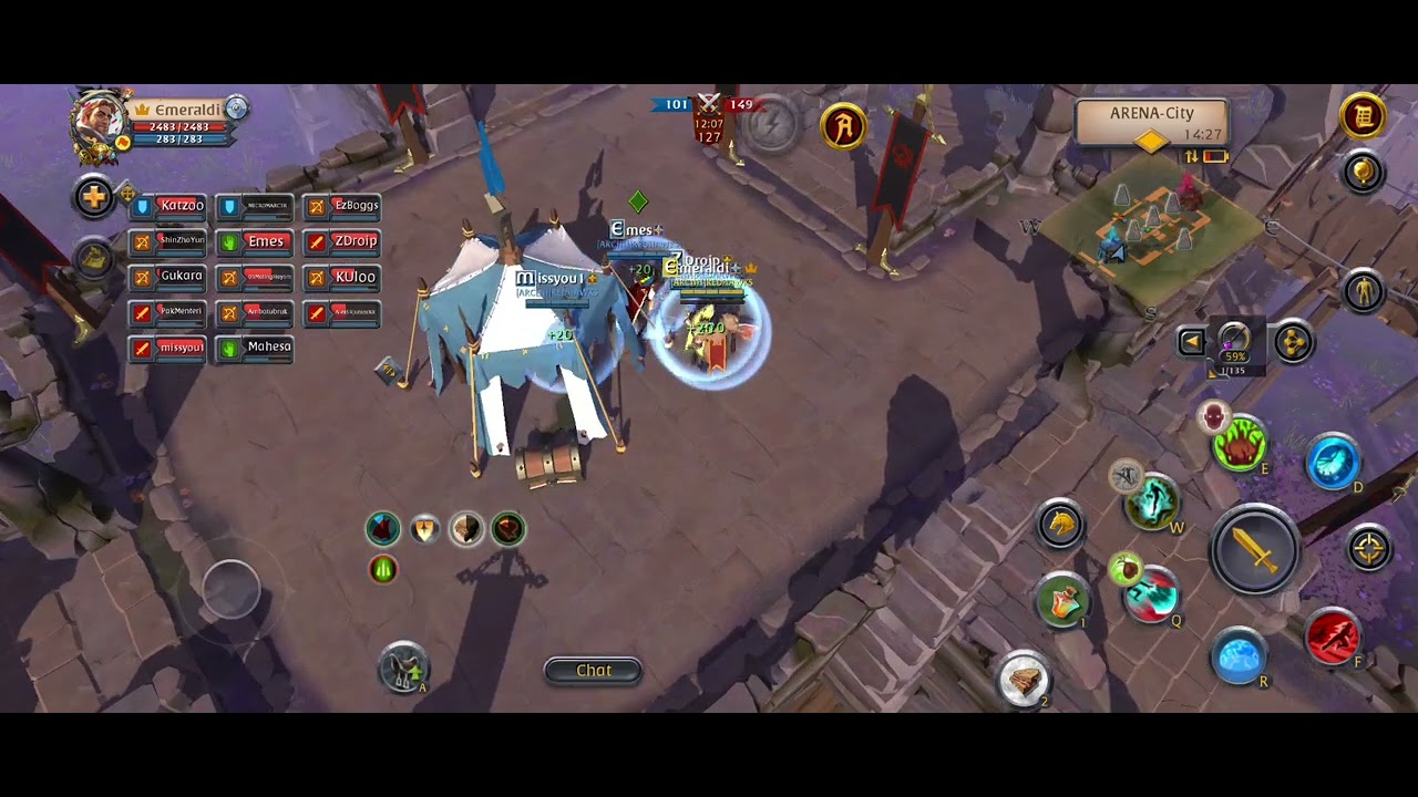 ARCHH Tournamen | redhawk vs The warriors | rootbound pov (i noob) # ...