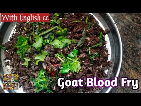 ஆட்டு ரத்த பொரியல் || Goat blood fry || Goat blood poriyal || Goat ...