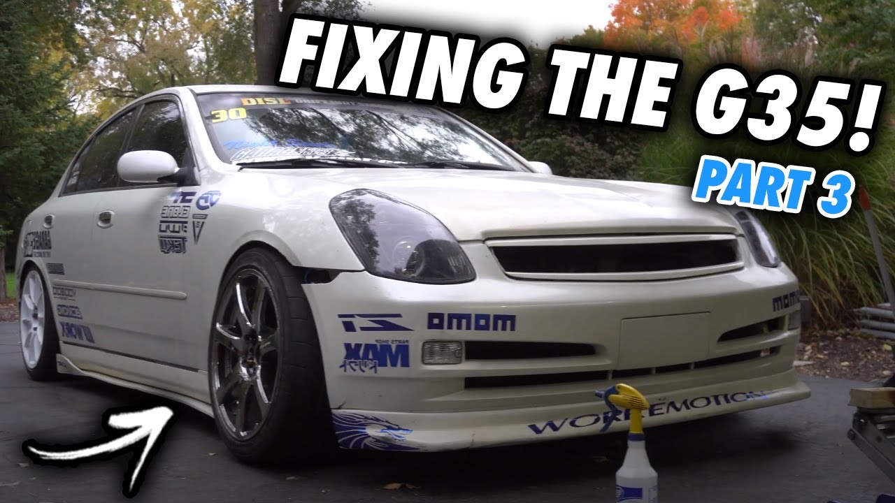 Fixing the CRASHED G35!! // Part 3 - BACK ON THE ROAD!! - YouTube