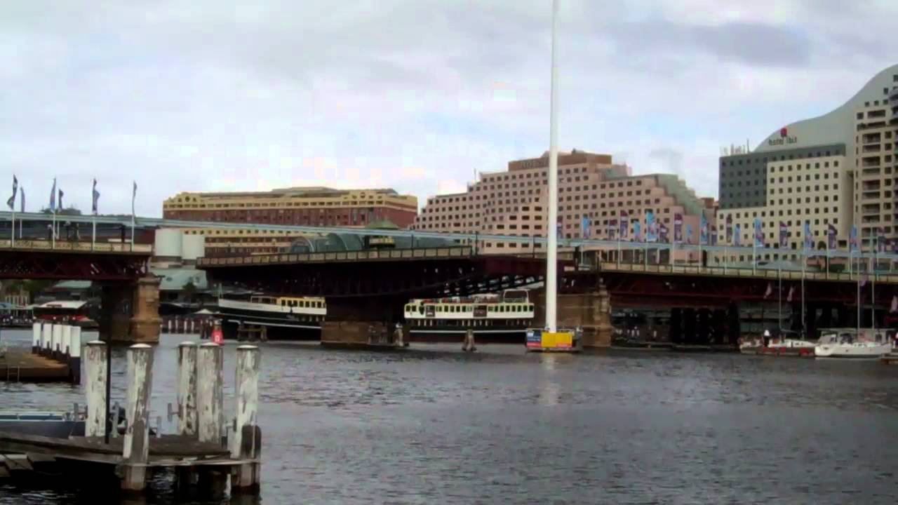 Pyrmont Bridge opening, Darling Harbour, Sydney - YouTube