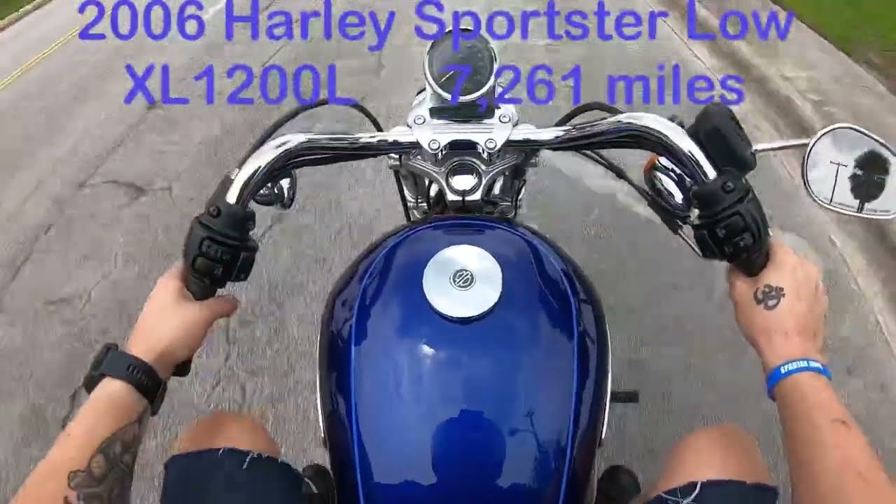 Fallen Cycles #2941 test video: 2006 Harley Sportster Low XL1200L - YouTube