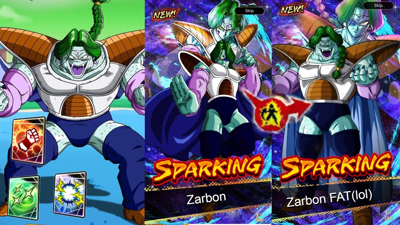 Transforming zarbon! MOVESET | Dragon Ball Legends - YouTube