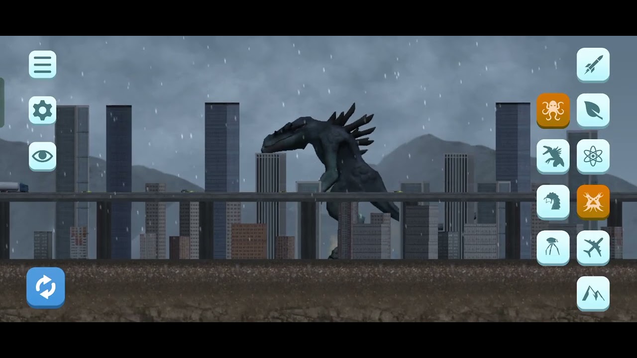 Godzilla vs space kraken vs sandworm vs spider alien city smash - YouTube