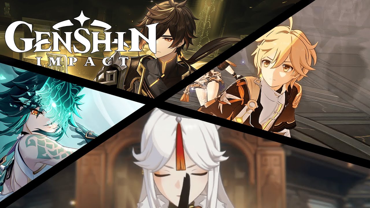 "All Liyue Archon Quest Cutscenes" Full Story Film - Genshin impact ...