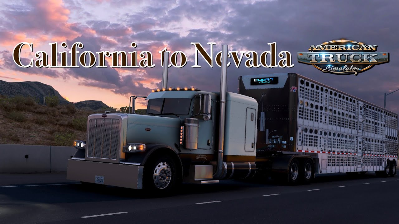 American Truck Simulator - Jon Ruda's Pete 379/389 delivering sheep to ...