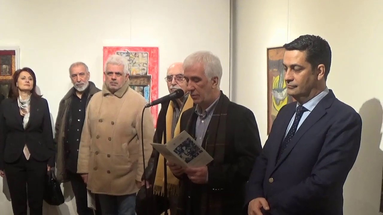 ΔΗΜΟΤΙΚΗ ΠΙΝΑΚΟΘΗΚΗ ΑΓΡΙΝΙΟΥ «Προφορά Ι» - Xρήστος Γαρουφαλής - YouTube