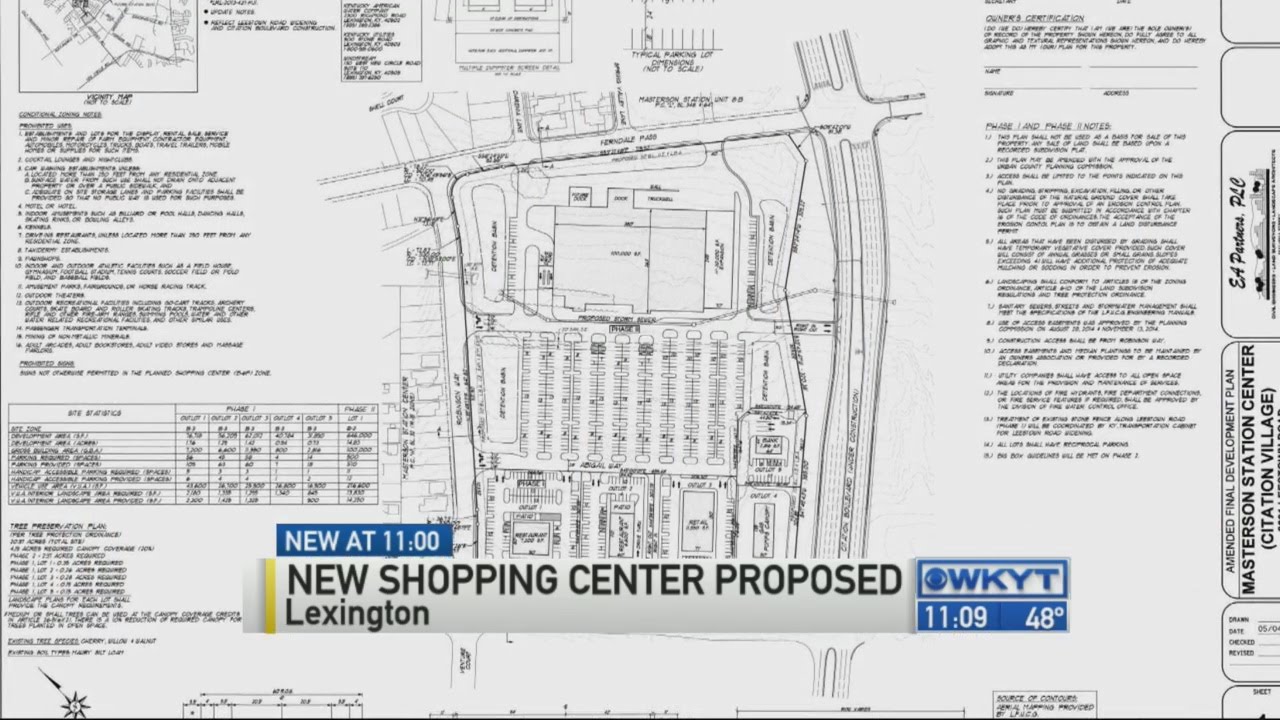 New Lexington shopping center proposed for Leestown Road - YouTube