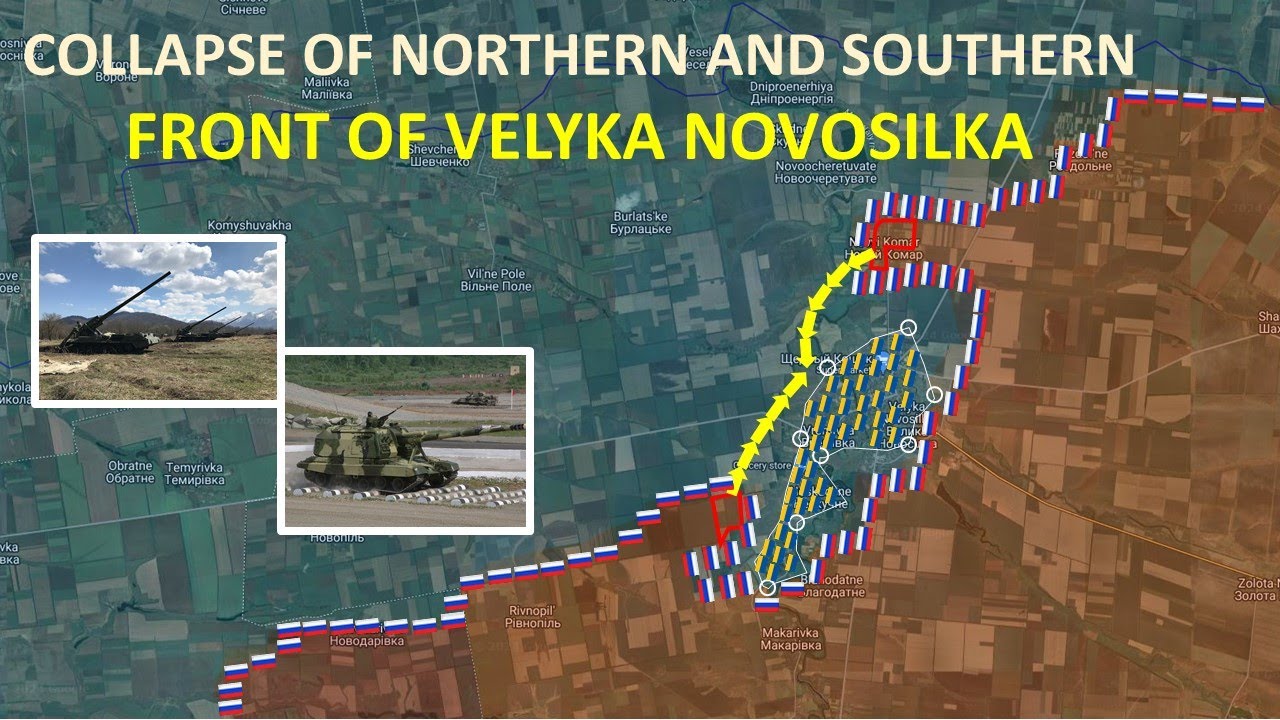 Collapse Of Southern And Northern Front Of Velyka Novosilka l Central ...