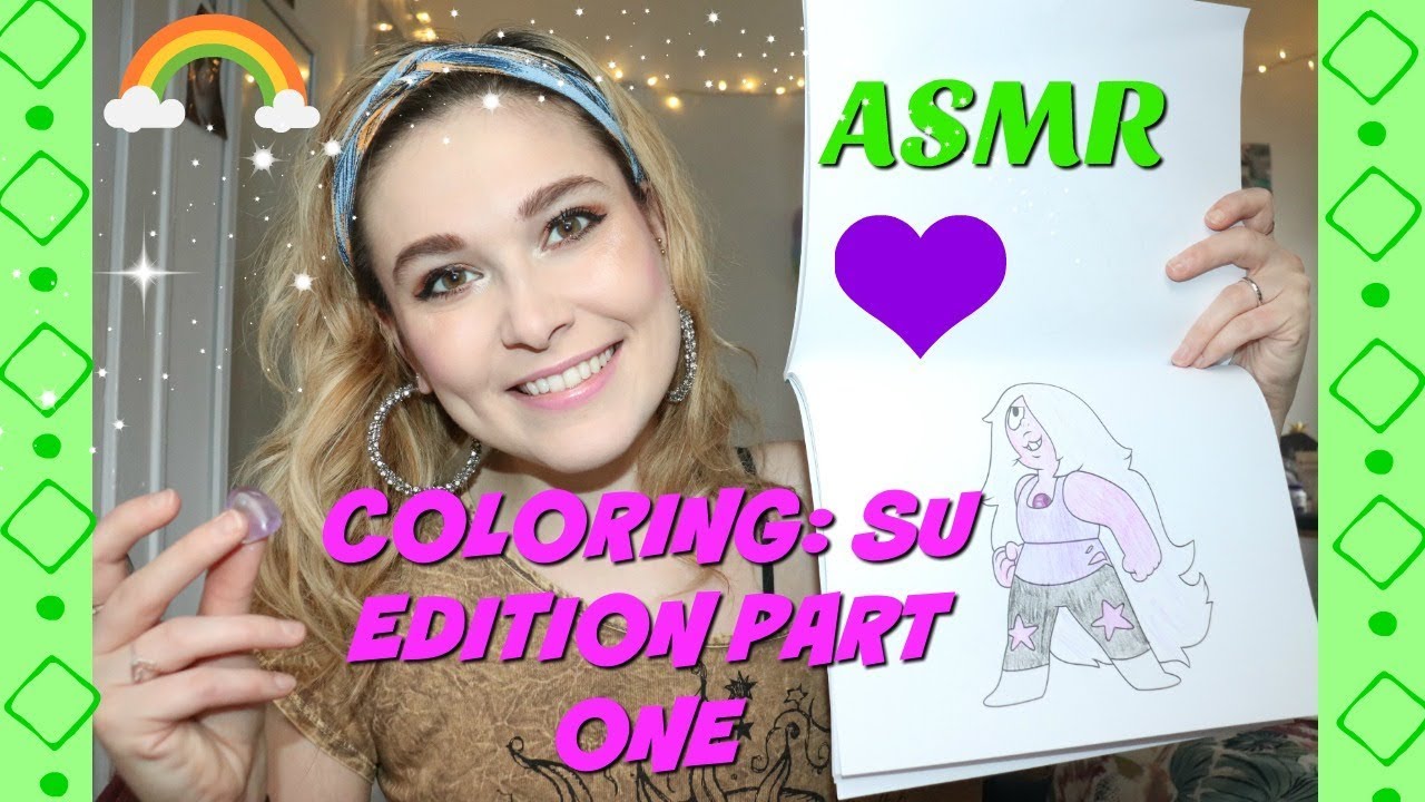 ASMR Coloring Book | Steven Universe Coloring Part 1 - YouTube