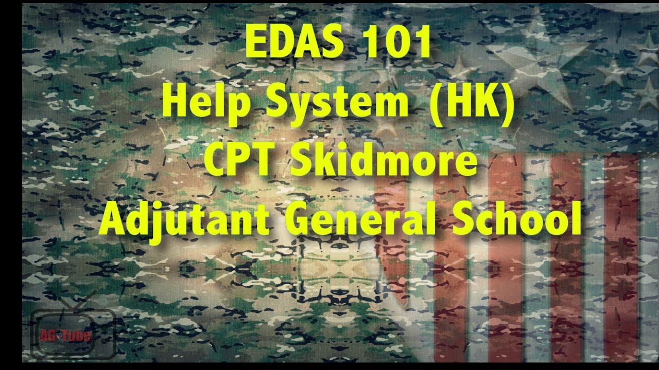 EDAS 101 "Help System (HK)" - YouTube