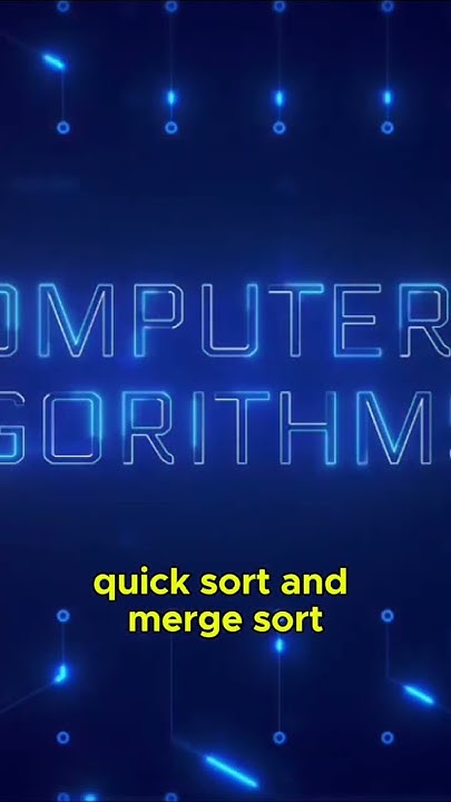 10, Sorting Algorithms The Basics You Need to Kn - YouTube