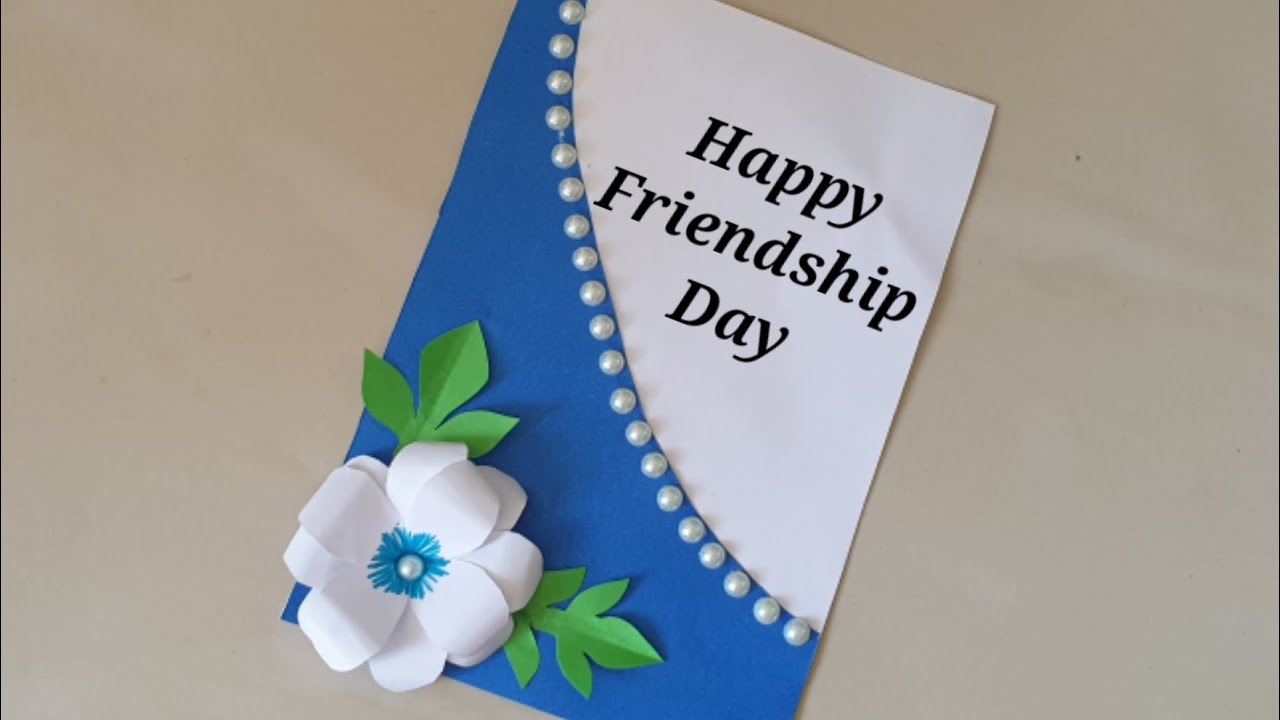 Easy Friendship day card | DIY friendship day cards | paper craft ideas ...