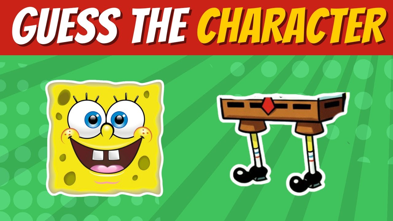 guess🦀 Guess The SpongeBob SquarePants Characters By Emoji Quiz 🐠 - YouTube