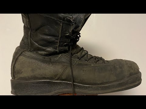 How to repair steel toe boots - YouTube