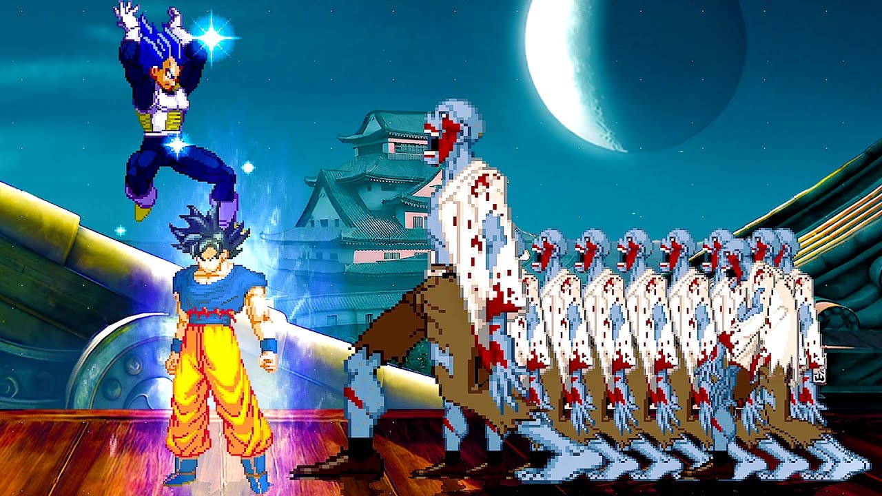GOKU & VEGETA vs ZOMBIE HORDE - Amazing SHOCKING Exciting Fight! - YouTube