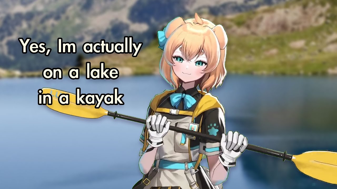 This VTuber is Streaming from a Kayak - YouTube