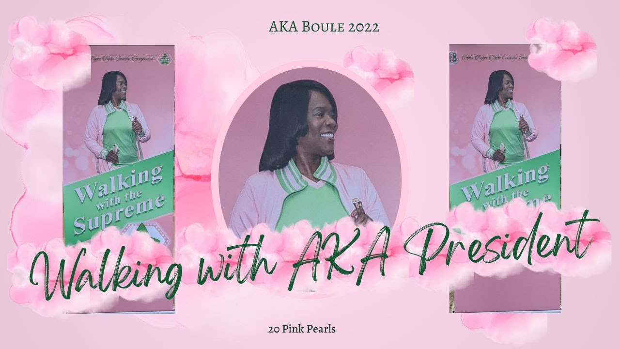 AKA Boule Orlando 2022 💕💚💕 Morning Walk Kick-Off With AKA President Dr ...