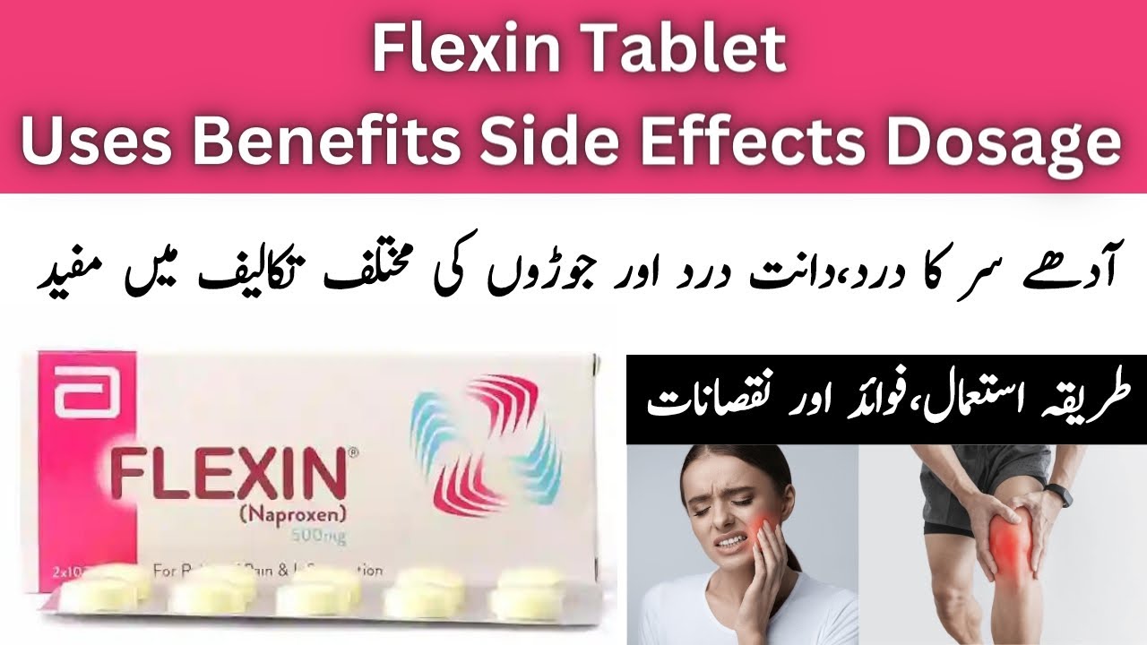 Flexin Tablet Uses In Urdu | Flexin Naproxen 500 mg | Flexin Tablet ...