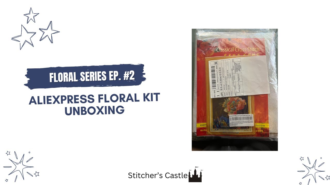 Floral Series Stamped Cross Stitch Episode #2 - YouTube