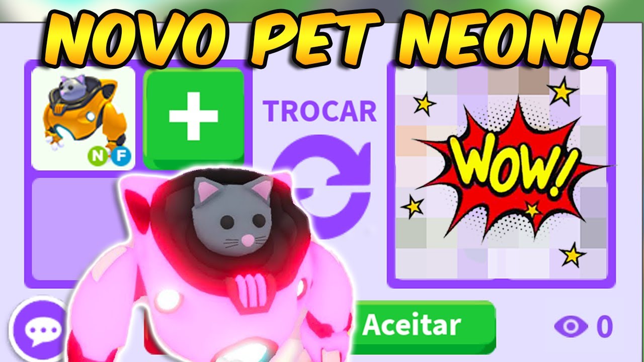 TROCANDO MECHA GATÍNEO NEON (Neon Mecha Meow) *NOVO PET* Nova ...
