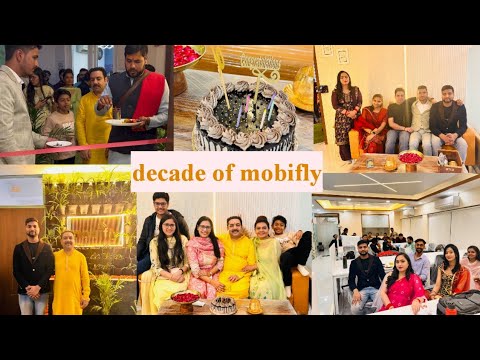 Shifting in new office | Decade celebration of mobifly - YouTube