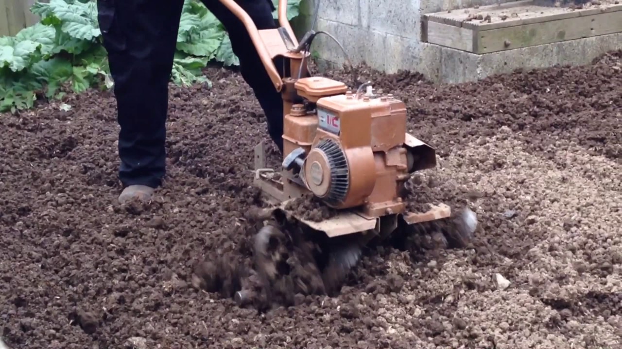 Rotavated garden part two - YouTube