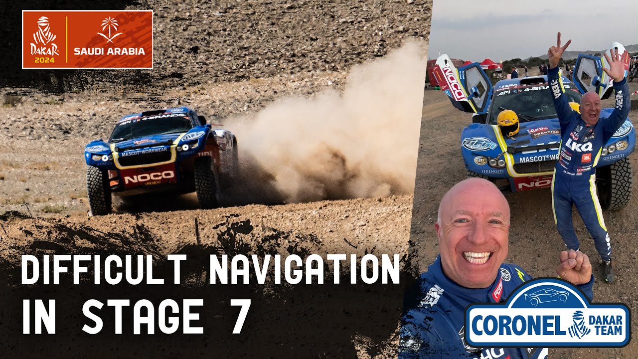 Difficult navigation for Coronel in stage 7 | Dakar 2024 - YouTube