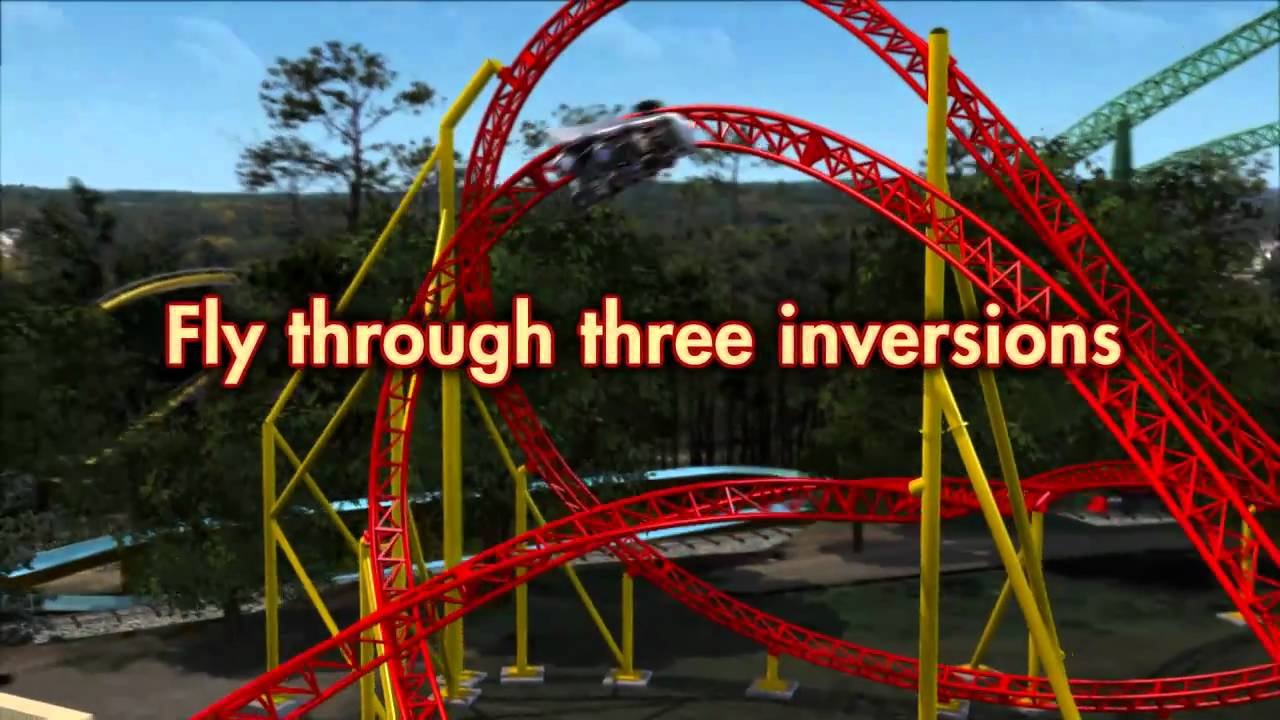 Dare Devil Dive Coaster - YouTube