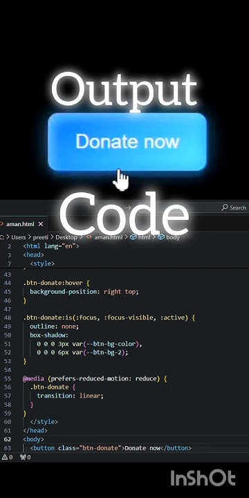 Button Animation In Html Css Part 85 Coding Html Css Youtube