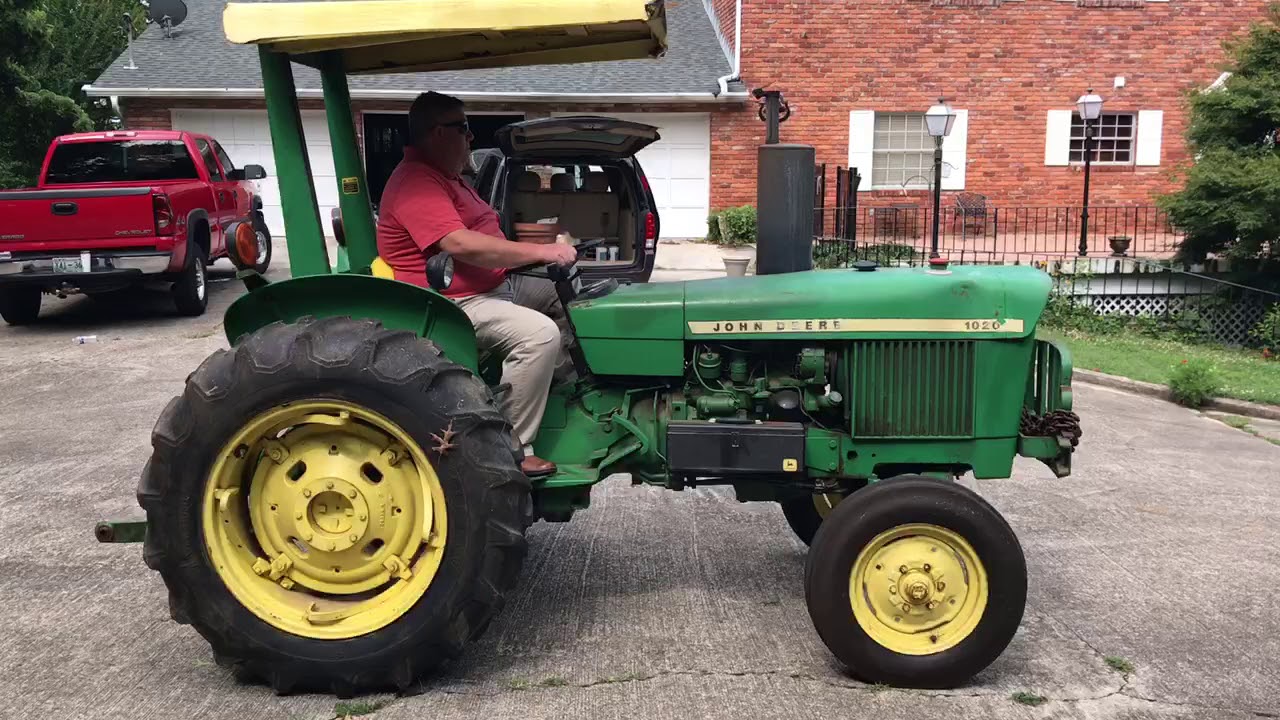 John Deere 1020 Tractor - YouTube