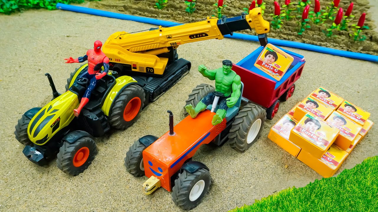 Diy tractor making excavator-tunnel drilling machine | Diy Parle-G ...