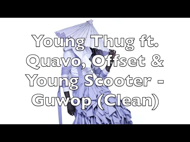 Young Thug Guwop Young Thug Guwop: Una Edición De Letras Impactante