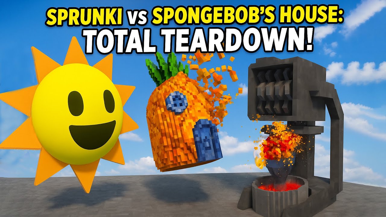 😱🔥 GIANT SpongeBob’s House vs Shredder & Blender! 💥🏠 | 🤯 Amazing ...