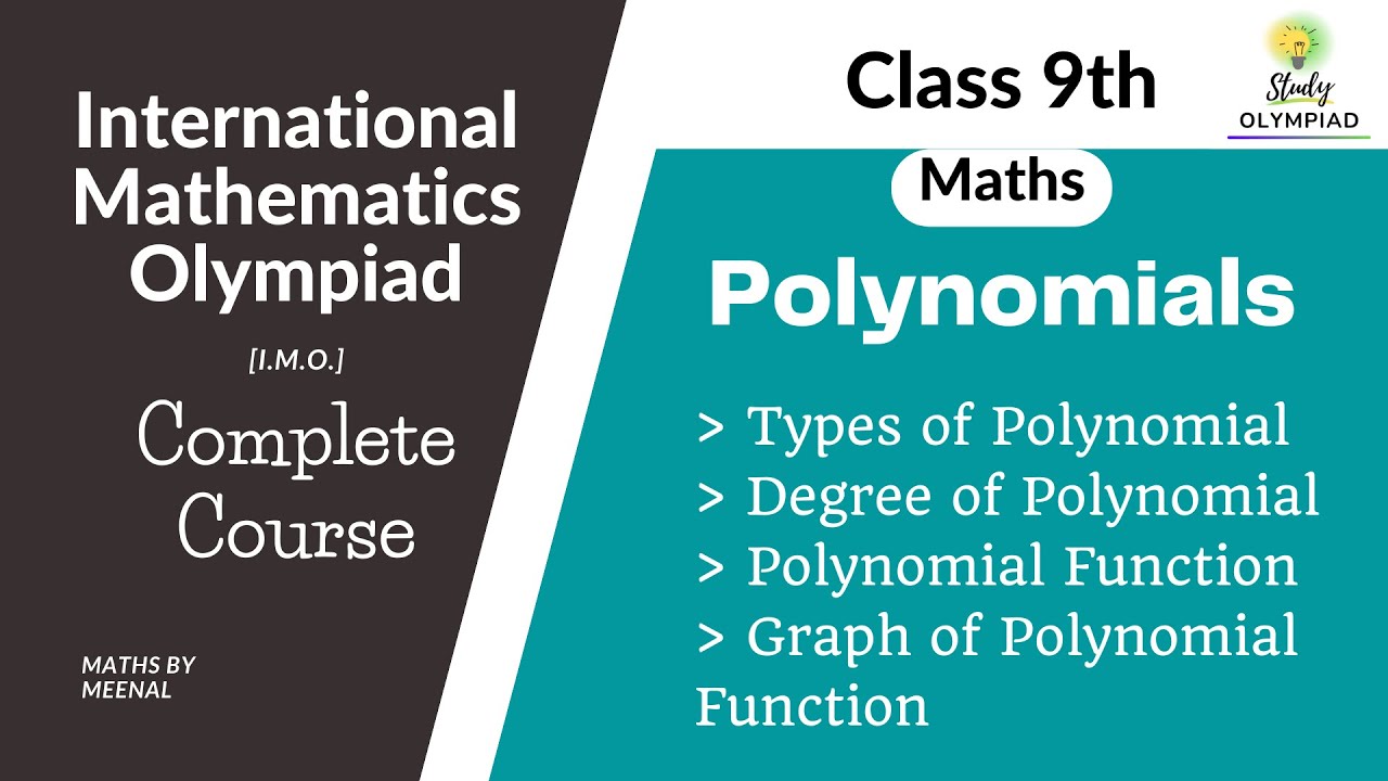 || Polynomial ||Polynomial Function|| Graph of polynomial || Degree Of ...