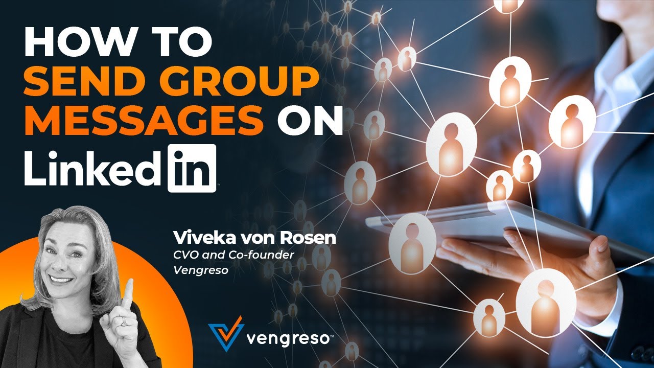 How to Send a Group Message on LinkedIn | LinkedIn Quick Tip from # ...