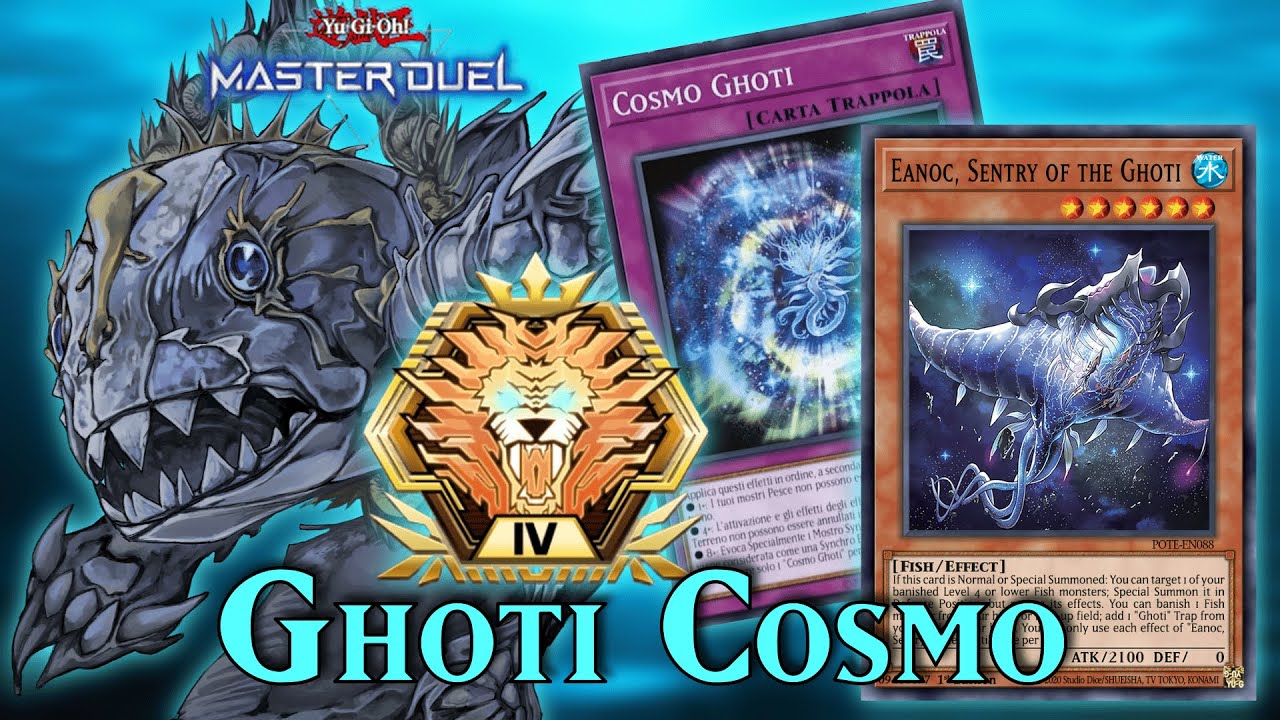 Reaching Master Rank With Ghoti Cosmo (Coelacanth) [Yu-Gi-Oh! Master ...