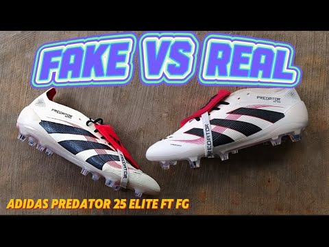 🔴REAL VS FAKE! ADIDAS PREDATOR 25 ELITE FT FG 'GOAL HUNTER PACK ...