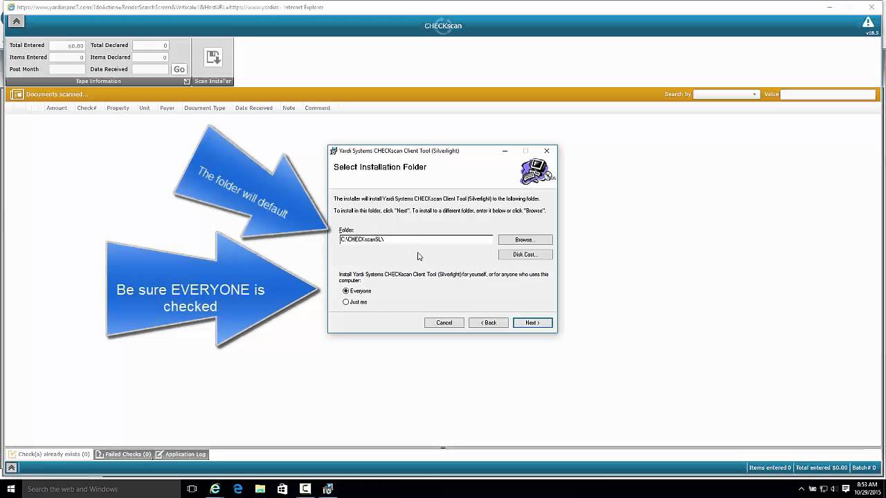 Install Checkscan Silverlight - YouTube