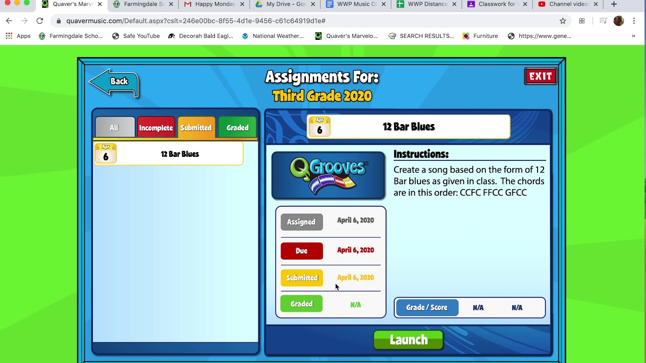 Submitting Assignments On Quaver YouTube