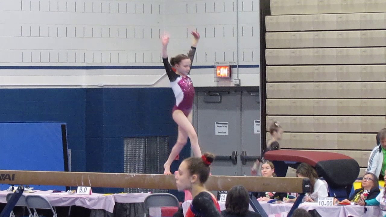 Riley Weiss - Beam - Level 8 States 2017 - YouTube