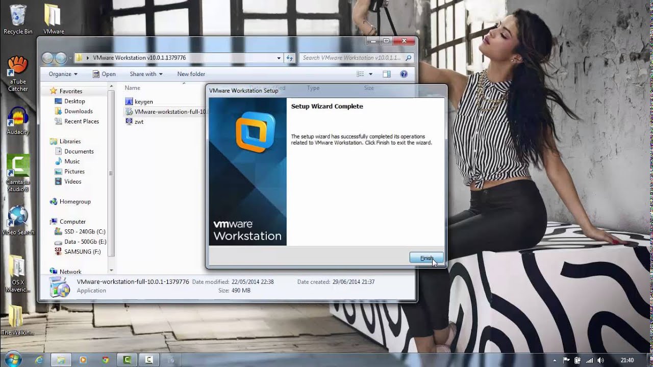 Como instalar e usar o VmWare Workstation 10 - YouTube