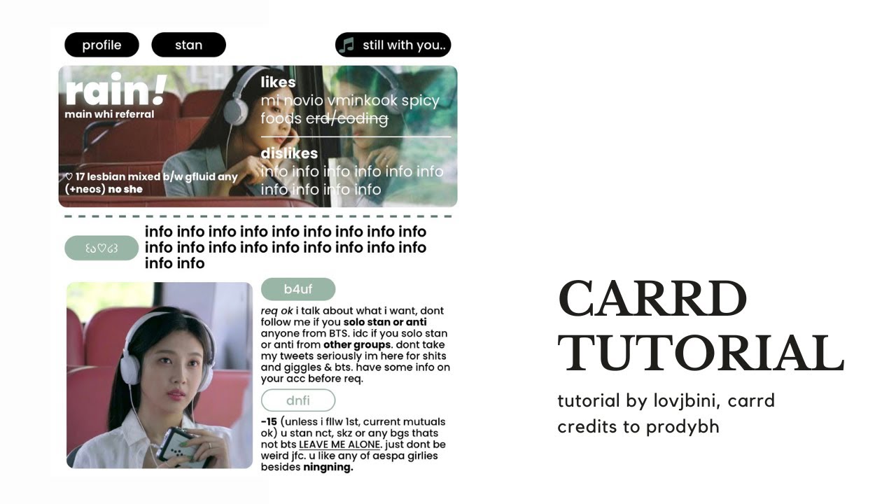 interactive & easy carrd tutorial — © prodybh - YouTube
