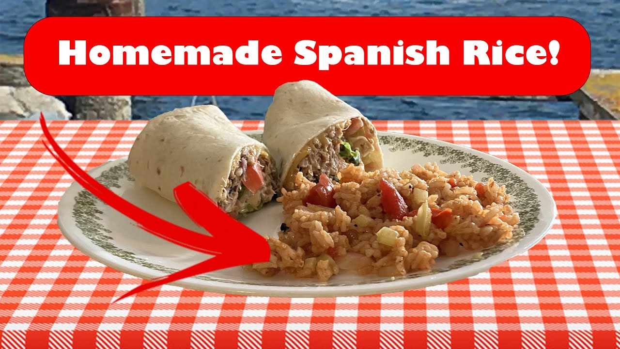 Homemade Spanish Rice in a Burrito! - YouTube