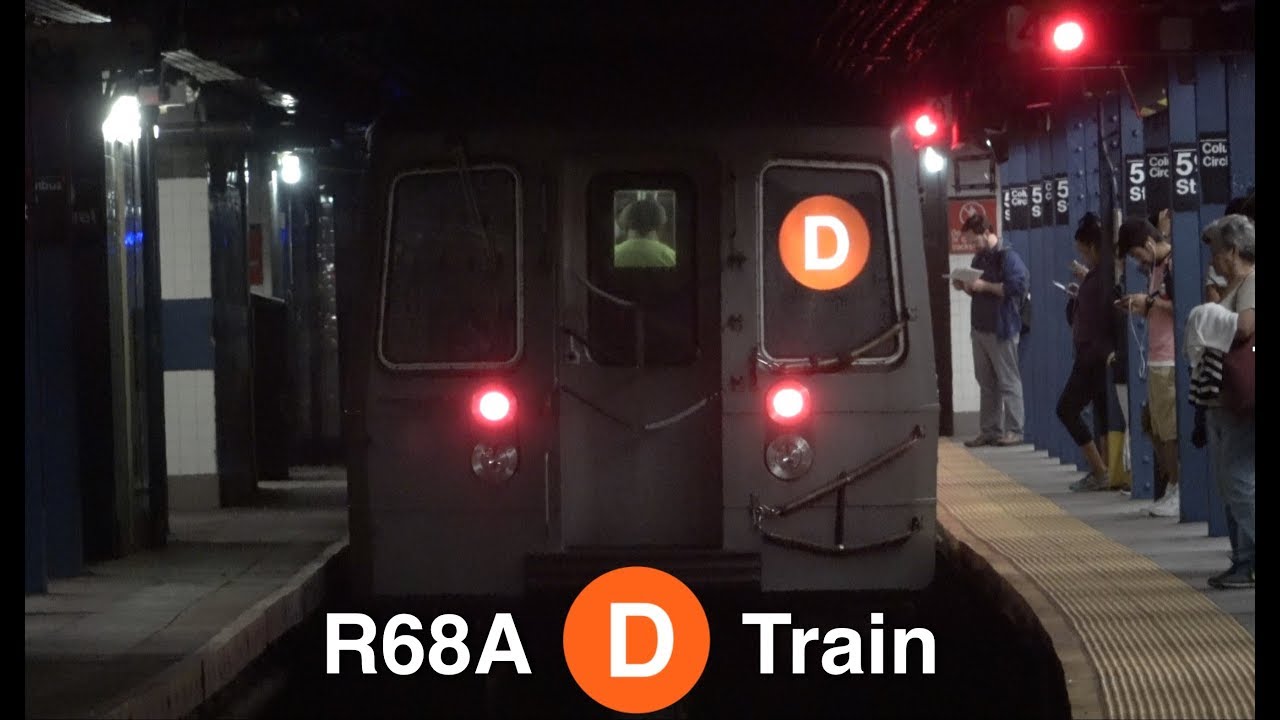 ⁴ᴷ R68A (D) Train at 59th Street - YouTube