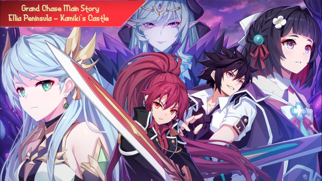 Grand Chase Mobile Main Story #27 - Ellia Peninsula - Kamiki's Castle ...