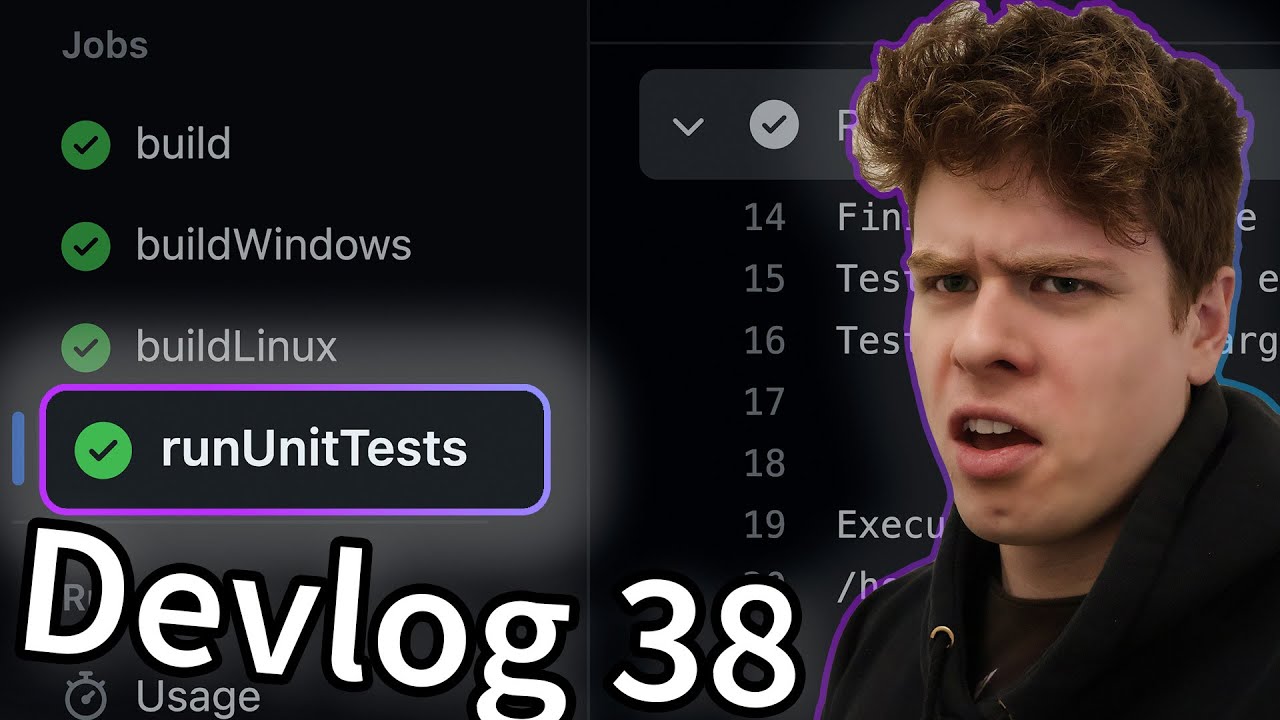 Automating Testing For My Game Devlog 38 Youtube