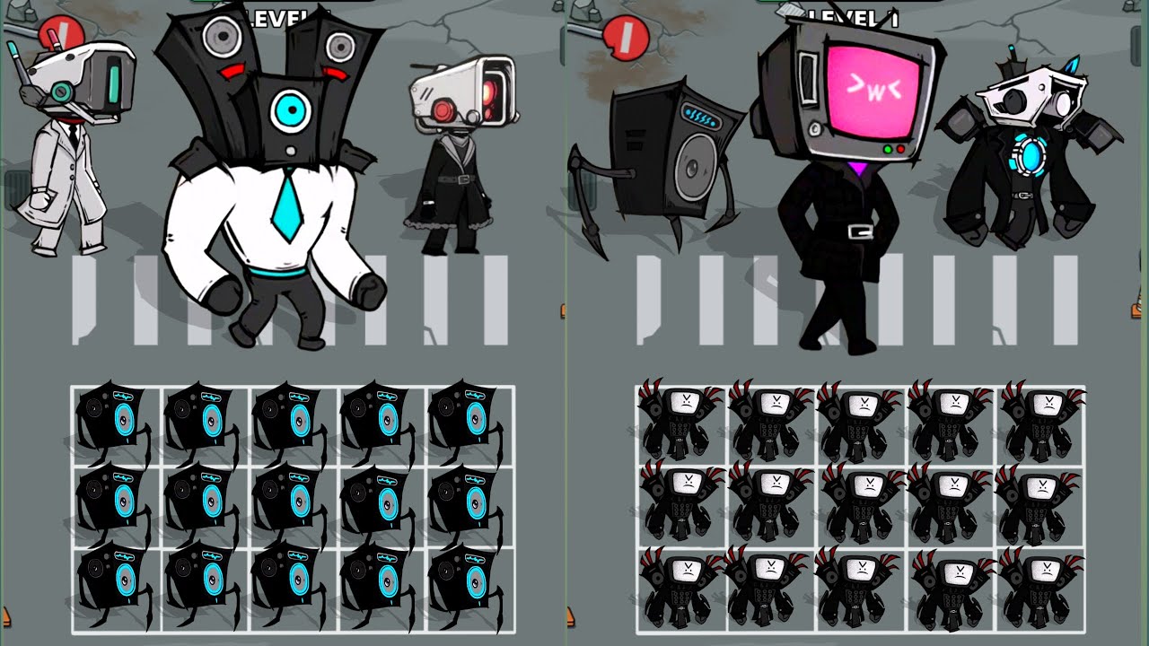 Camera Clash Shoot Battle War Part 2 Max Level Gameplay Merge Battle ...