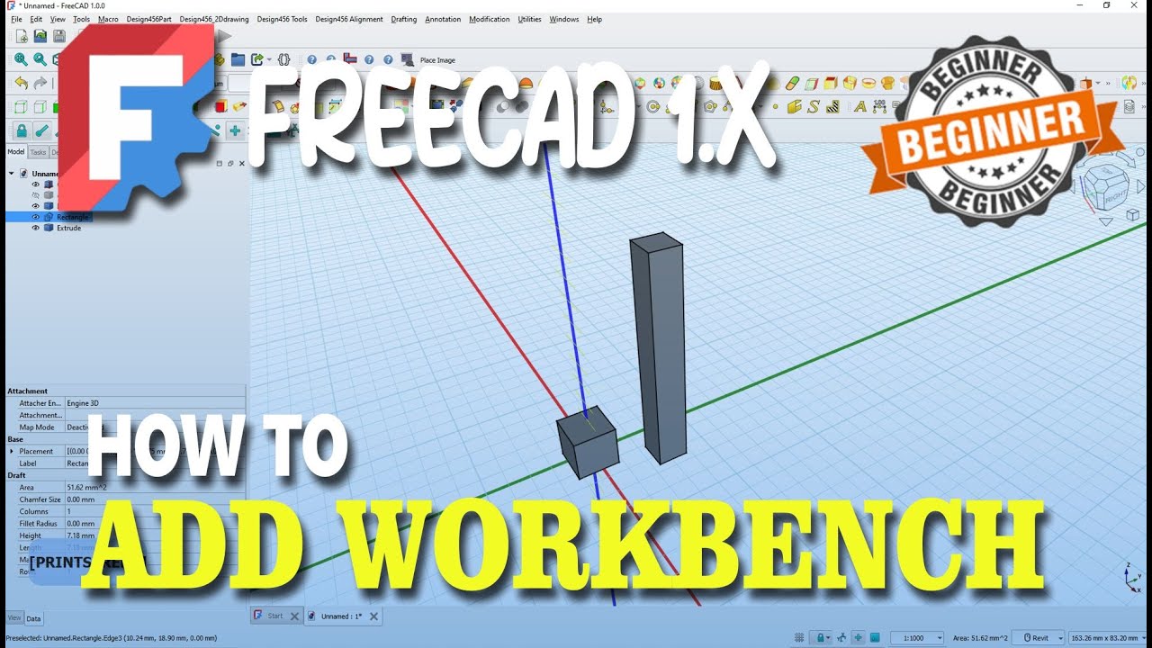 FreeCAD 1.x How To Add Workbench - YouTube