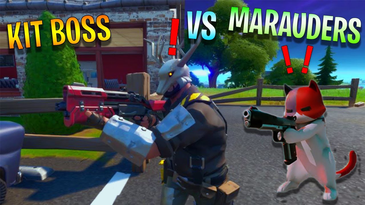 *KIT BOSS VS MARAUDERS* IN FORTNITE - Fortnite Funny Fails and WTF ...