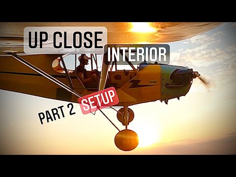 Real Close UP | Piper J3 Cub | Interior Setup